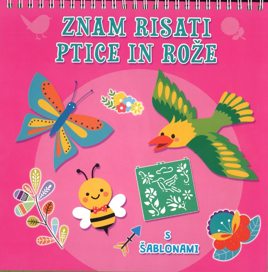 Znam risati ptice in rože | Spletna knjigarna Galarna