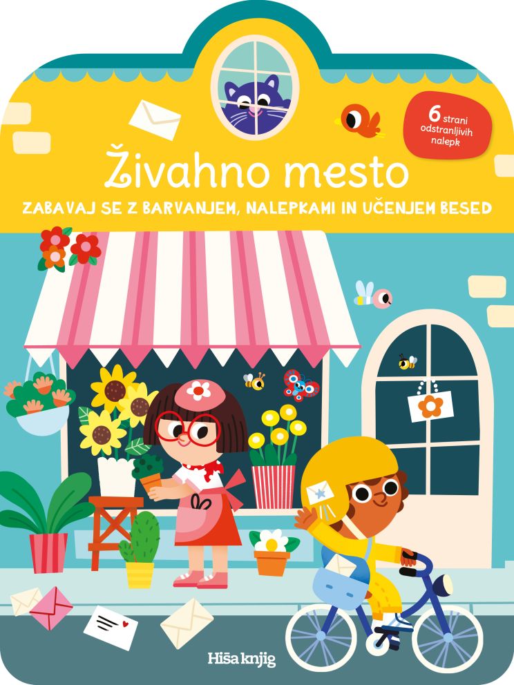 Živahno mesto (6 strani odstranljivih nalepk) | Knjiga avtorja Yoyo Books