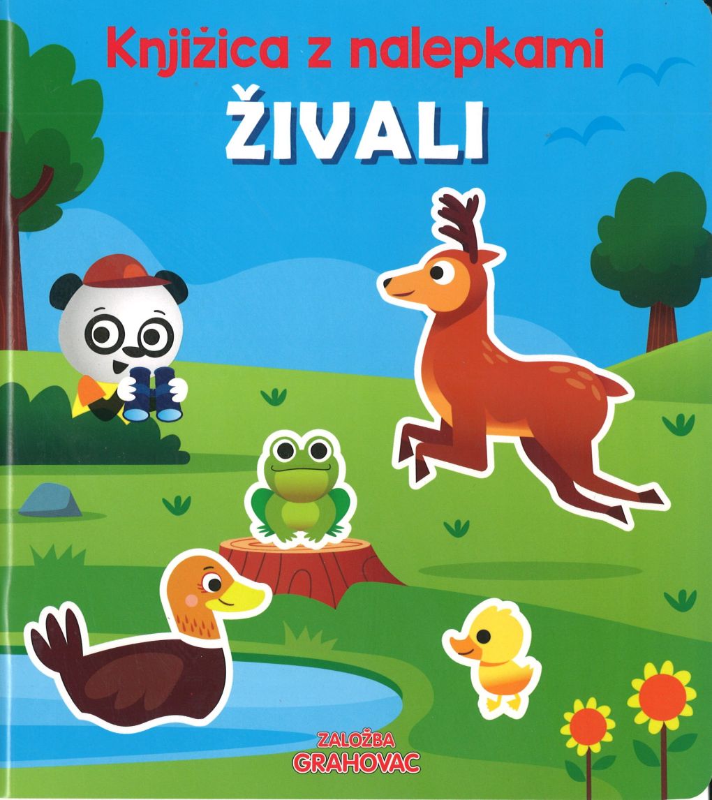 Knjižica z nalepkami: Živali | Spletna knjigarna Galarna
