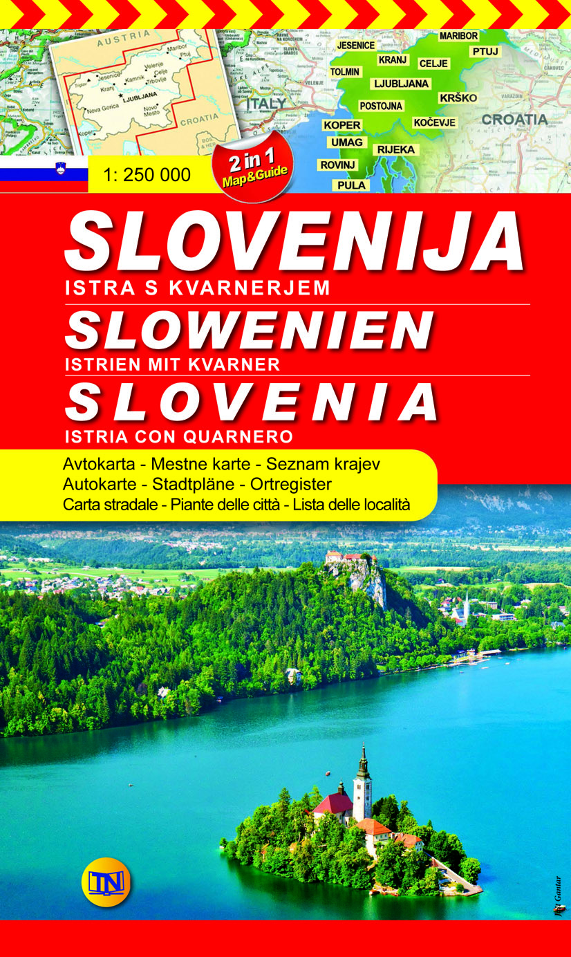 Avtokarta Slovenije 1 : 250 000 | Spletna knjigarna Galarna