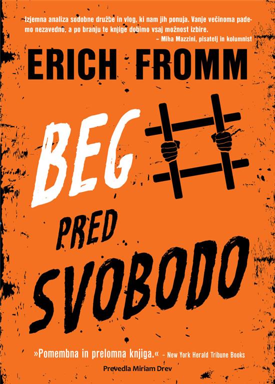 Beg pred svobodo | Knjiga avtorja Eric Fromm